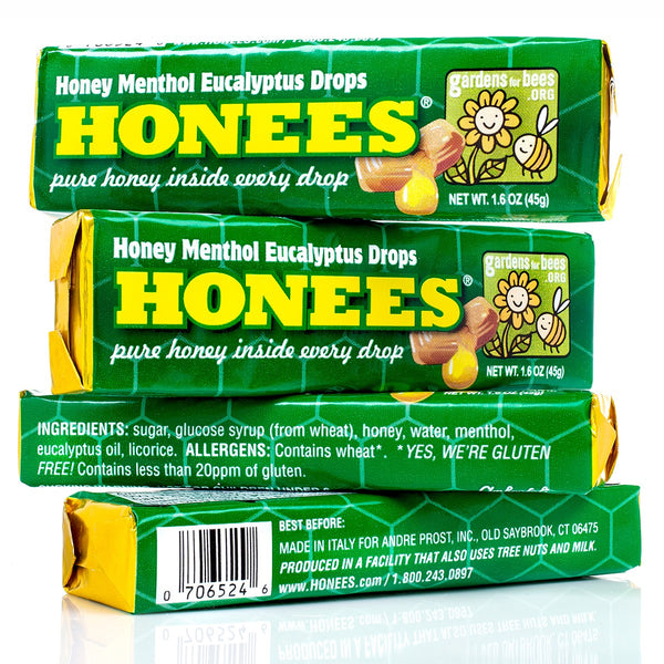 Honees Cough Drop Honey Menthol Eucalyptus 1.6 oz - All City Candy