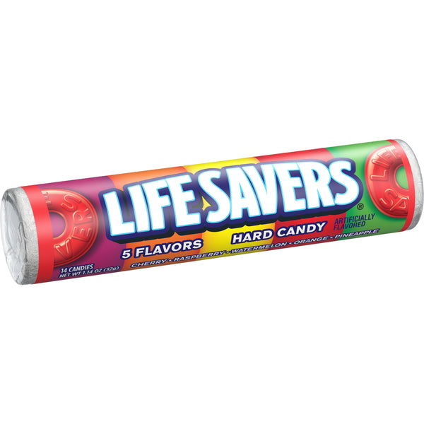 Lifesavers Hard Candy 5 Flavors - 1.14-oz. Roll - All City Candy