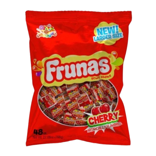 Albert’s Frunas Cherry – 48 Count Chewy Fruit Candy, 27oz Bag - All ...