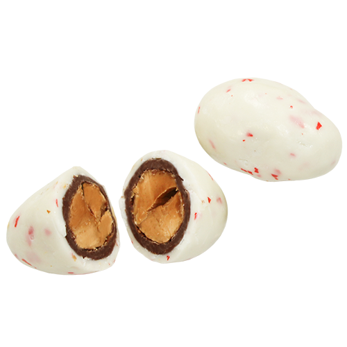 Arway Peppermint Bark Almonds 1 lb. Bulk Bag - All City Candy