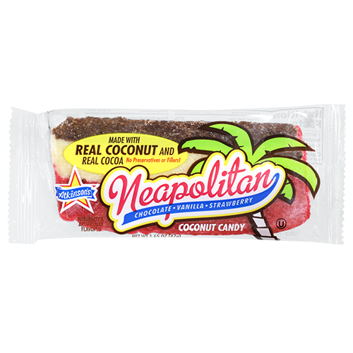 Atkinson's Neapolitan Coconut Bar 1.65 oz. - All City Candy