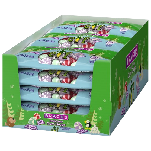 Brach's ELF Swirly Twirly Gum Drops 3 oz. Bag - All City Candy