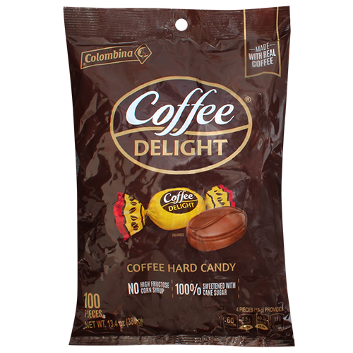 Colombian Coffee Candy with Caffeine – 100 Individually Wrapped Pieces ...