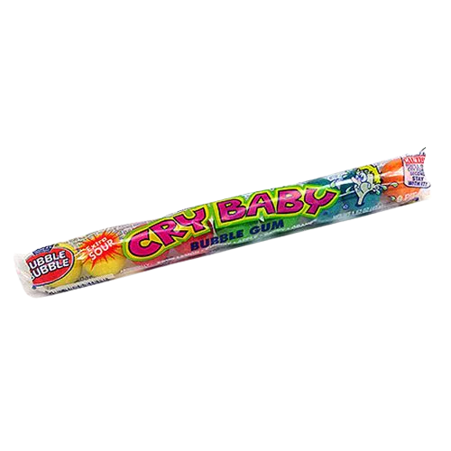 Cry Baby Extra Sour Bubble Gumball Tubes - All City Candy