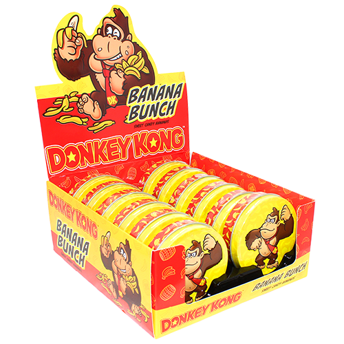Donkey Kong Candy Tin – Banana-Shaped Gamer Treat - All City Candy