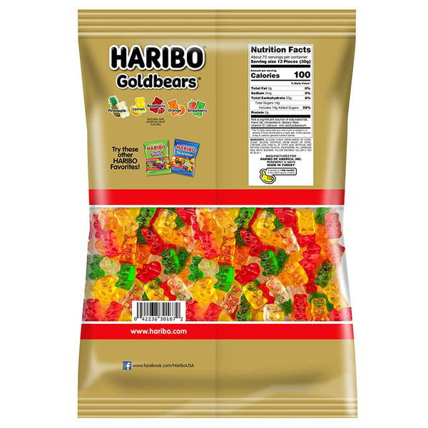 Haribo Gold-Bears Gummi Candy Bulk Bags - All City Candy