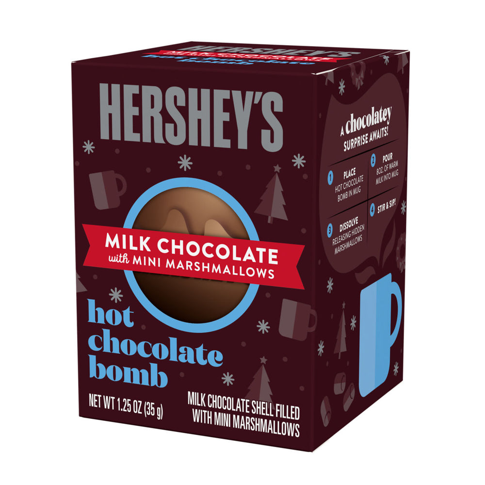 Hershey's Milk Chocolate Hot Chocolate Bomb 1.25 oz. - All City Candy