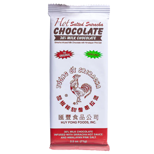 Hot Salted Sriracha Chocolate 36% Milk Chocolate Bar 2.5 oz. - All City ...