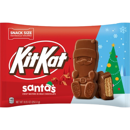 Kit Kat Santa's Snack Size 8.85 oz. Bag - All City Candy