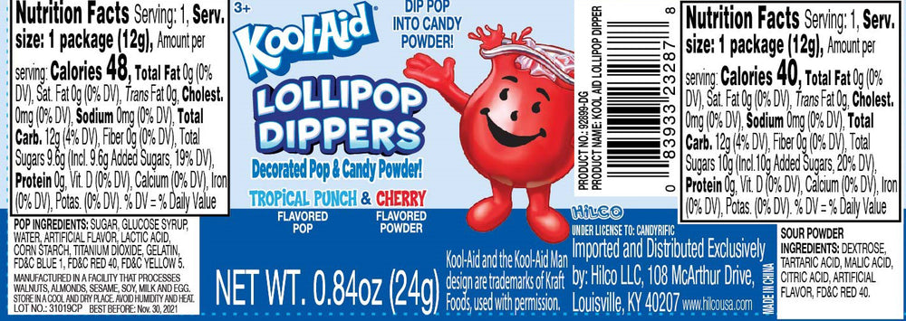 Kool-Aid Lollipop Dippers Lollipop & Candy Powder .84 oz. - All City Candy