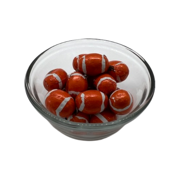 Madelaine Foil Wrapped Footballs 2 lb. Bulk Bag - All City Candy