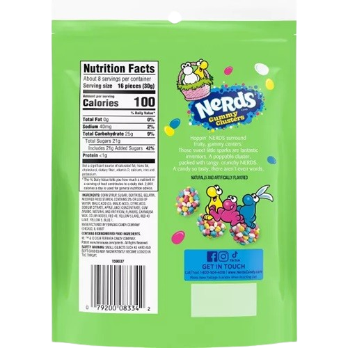 Nerds Easter Hoppin' Gummy Clusters 8 oz. Bag - All City Candy
