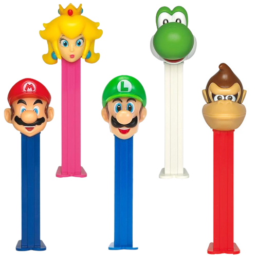 PEZ Nintendo Super Mario Collection Candy Dispenser - 1-Piece Blister ...
