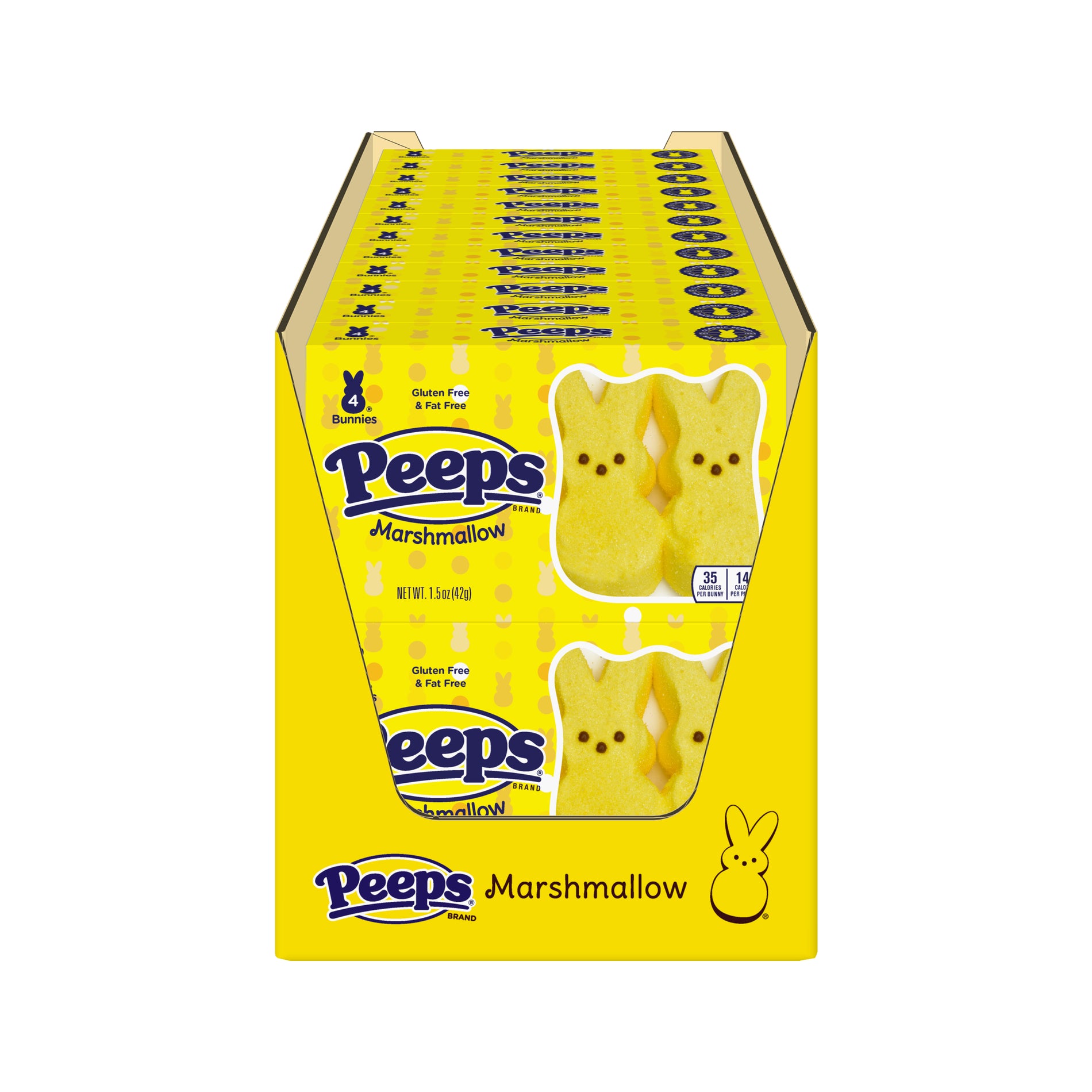 Peeps Yellow Marshmallow Bunnies - All City Candy