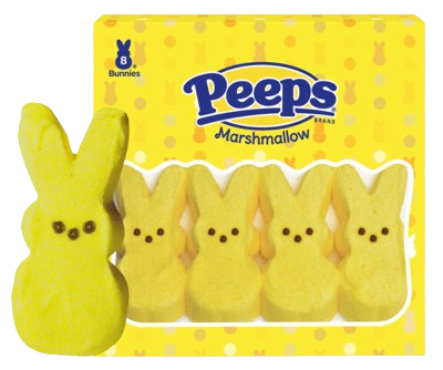 Peeps Yellow Marshmallow Bunnies - All City Candy