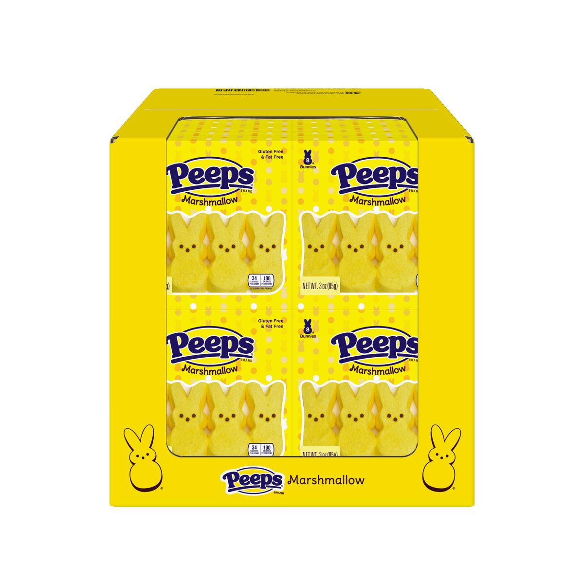 Peeps Yellow Marshmallow Bunnies - All City Candy