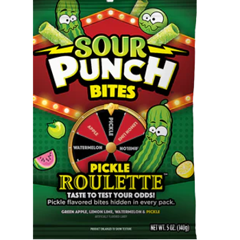 Sour Punch Bites Pickle Roulette 5 oz Bag - All City Candy