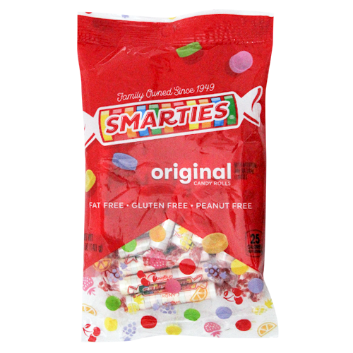 Smarties Candy 5 Oz Bag Smarties® Squashies Mixed Fruit Flavored