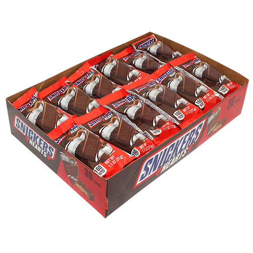 Snickers Hearts 1.1 oz. Bar - All City Candy