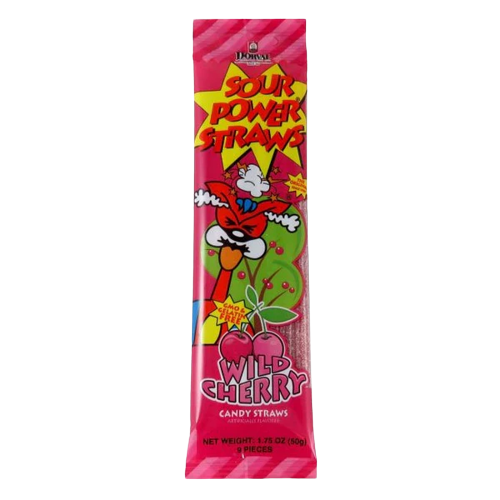 Sour Power Candy Belts & Straws - All City Candy