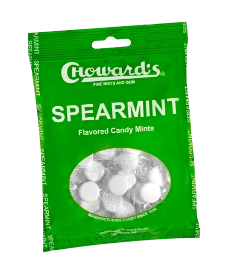 C Howard's Spearmint Mints 3 oz – Fresh, Bold, Individually Wrapped ...