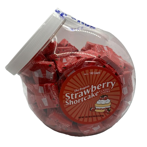 The Original Strawberry Shortcake Candy Chews 140 Count Tub - All City ...