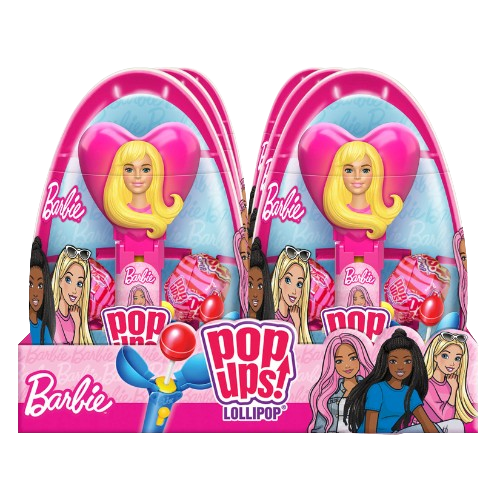 Barbie Pop Ups! Lollipop Jumbo Egg 0.7 oz - All City Candy
