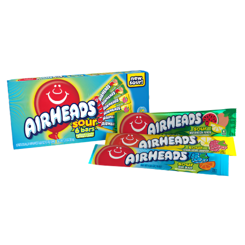Airheads Sour Mini Bars Theater Box 3.3 oz. - All City Candy
