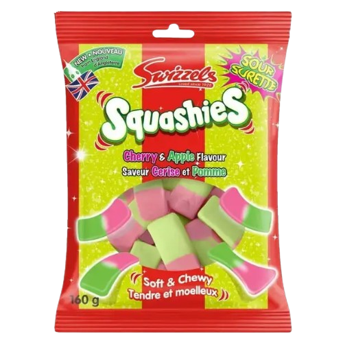 Swizzels Squashies Cherry Apple 160g – UK Candy, Now in USA - All City ...