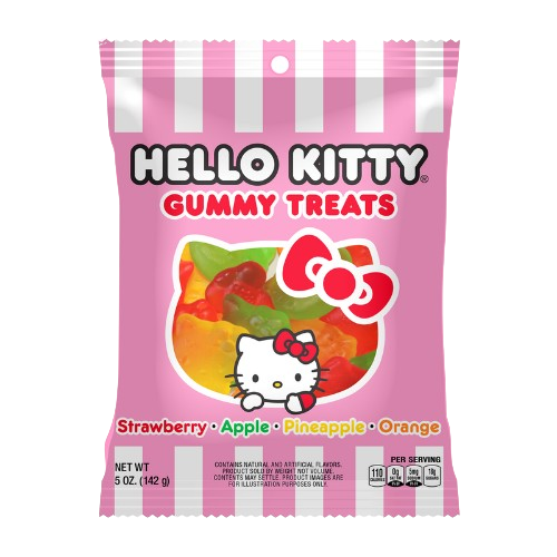 Hello Kitty Fruit Gummy Treats 5 oz. Bag - All City Candy