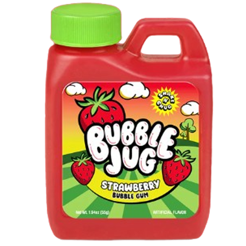 Strawberry Bubble Jug Candy – Classic 90s Powder-to-Gum Fun - All City ...