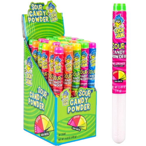 Lock Jaw Sour Candy Powder Tubes 0.49 oz. - All City Candy