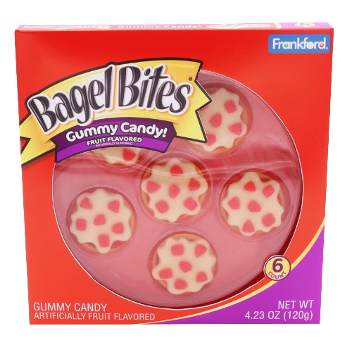 Frankford Bagel Bites Gummy Candy 6 Count 4.23 oz. - All City Candy