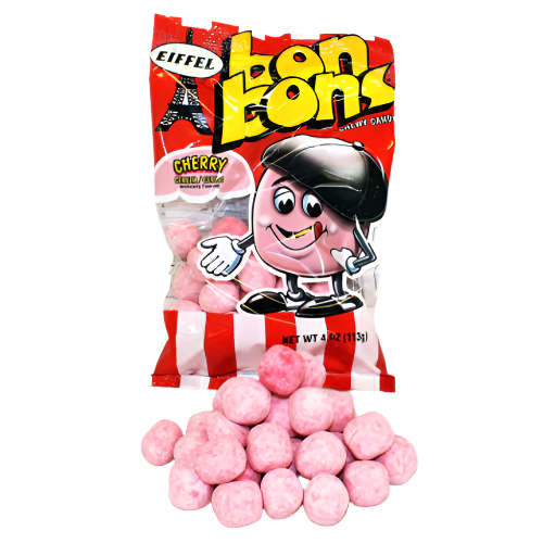 Eiffel Cherry Bonbons – Chewy Candy with Soft Center, 4oz Bag - All ...
