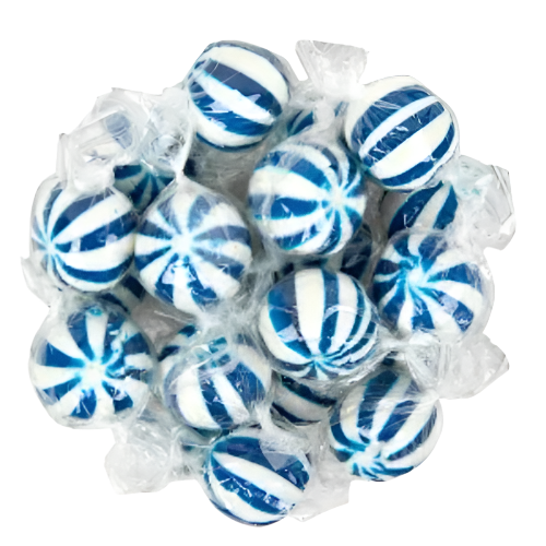 Jumbo Blue Raspberry Candy Balls – 2.64lb Bag, 120 Wrapped Pieces - All ...
