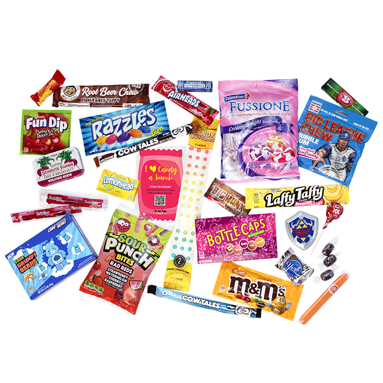 I ️ Candy A Bunch Assortment Box – Mega Monthly Candy Mystery Box - All ...