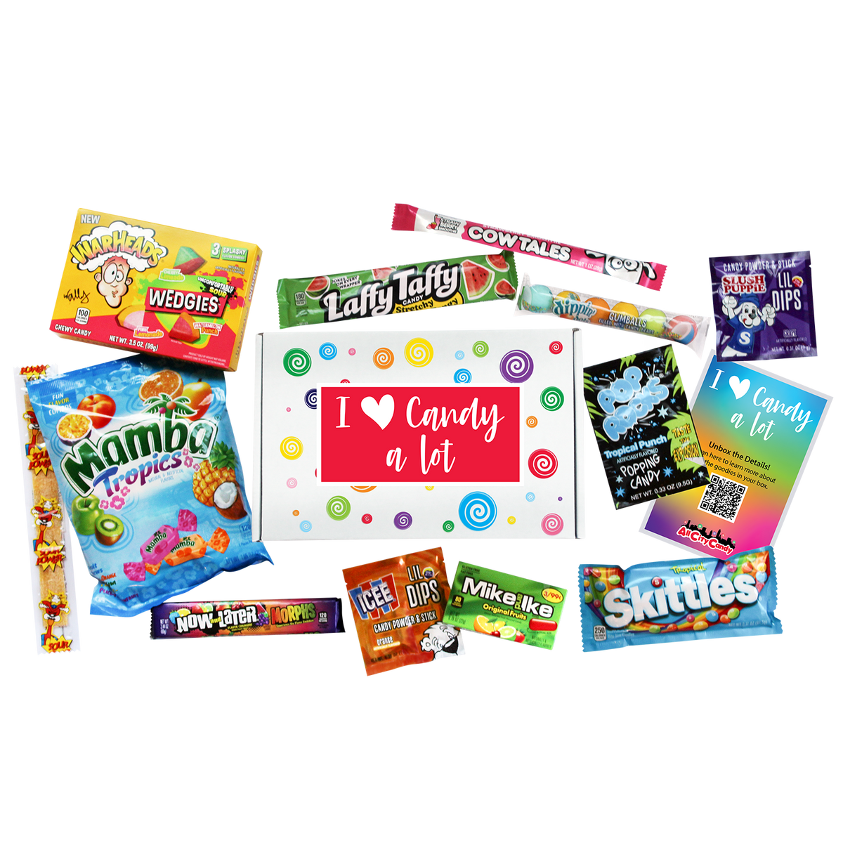 I ️ Candy A Lot Assortment Box – Monthly Curated Candy Surprise - All ...