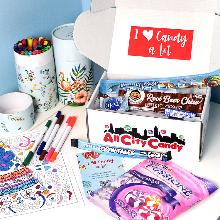 I ️ Candy A Lot Assortment Box – Monthly Curated Candy Surprise - All ...