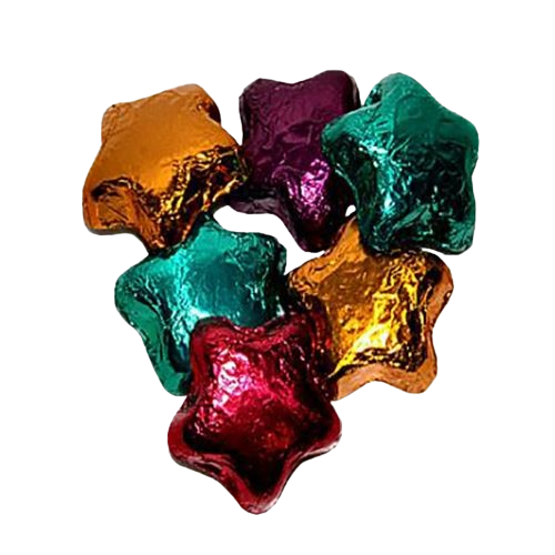 Foiled Chocolate Stars - All City Candy