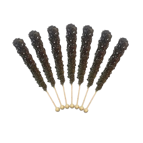 Black Cherry Flavored Rock Candy Crystal Sticks - Tub of 36 - All City ...
