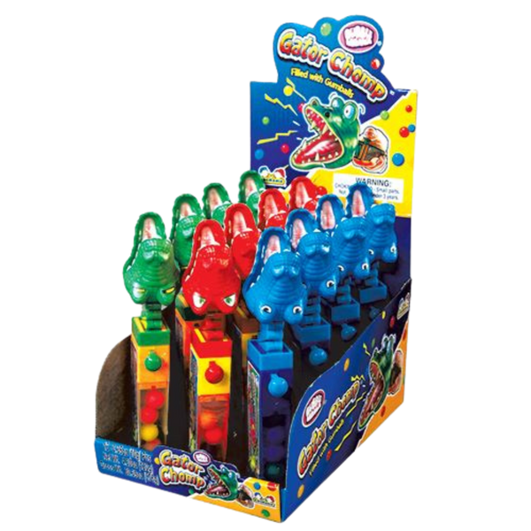 Bubble Mania Gator Chomp Gum-Filled Toy 0.60 oz. - All City Candy