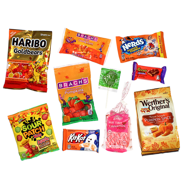 I ️ Autumn Candy Assortment Box – Apple & Pumpkin Fall Treats - All ...