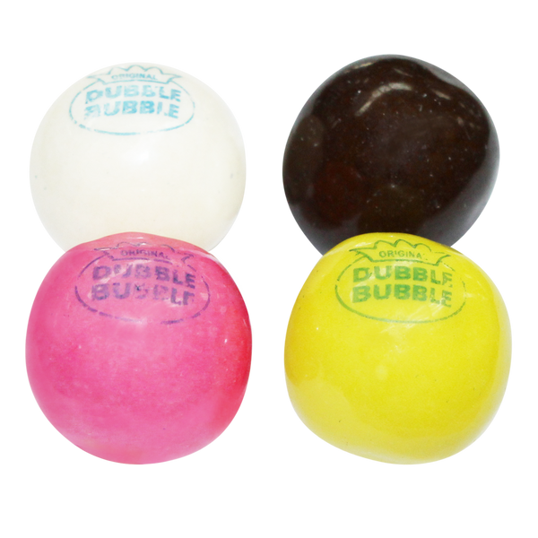 Dubble Bubble Banana Split Gumballs 3 lb. Bulk Bag - All City Candy