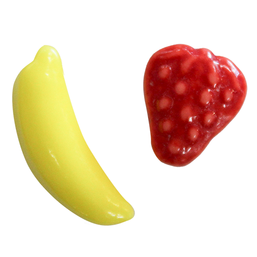 Strawberry Banana Dextrose Pressed Candy 3 lb. Bulk Bag - All City Candy