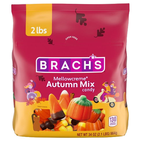 Brach's Mellowcreme Autumn Mix Candy 2 lb. Bag - All City Candy
