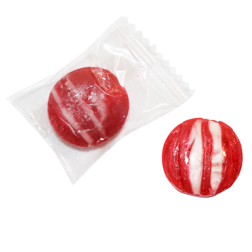 Atkinson's Cherry Buttons Hard Candy - 3 LB Bulk Bag - All City Candy