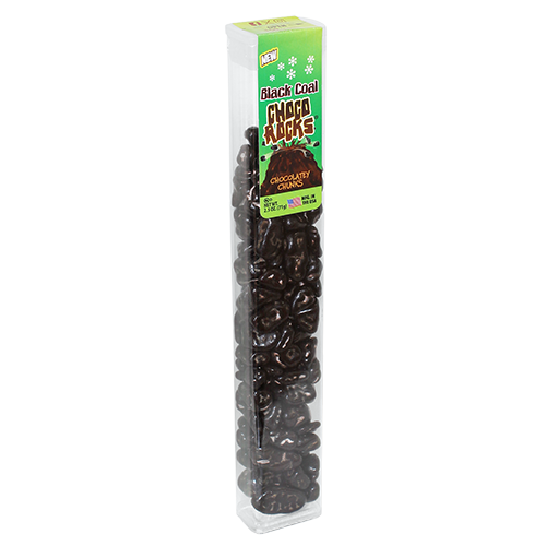 Chocolatey Black Coal Choco Rocks Tube | Crunchy Candy Treat - All City ...