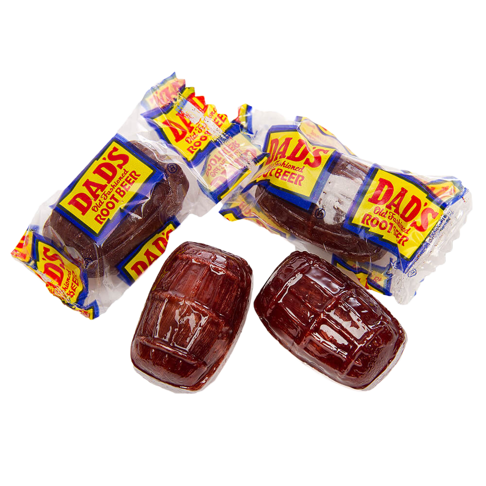 Dad's Root Beer Barrels Hard Candy - 3 LB Bulk Bag - All City Candy