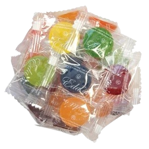 Eda's Sugar Free Assorted Fruit Buttons 2 lb. Bulk Bag - All City Candy