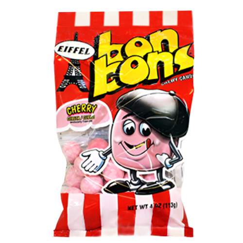 Eiffel Cherry Bonbons – Chewy Candy with Soft Center, 4oz Bag - All ...